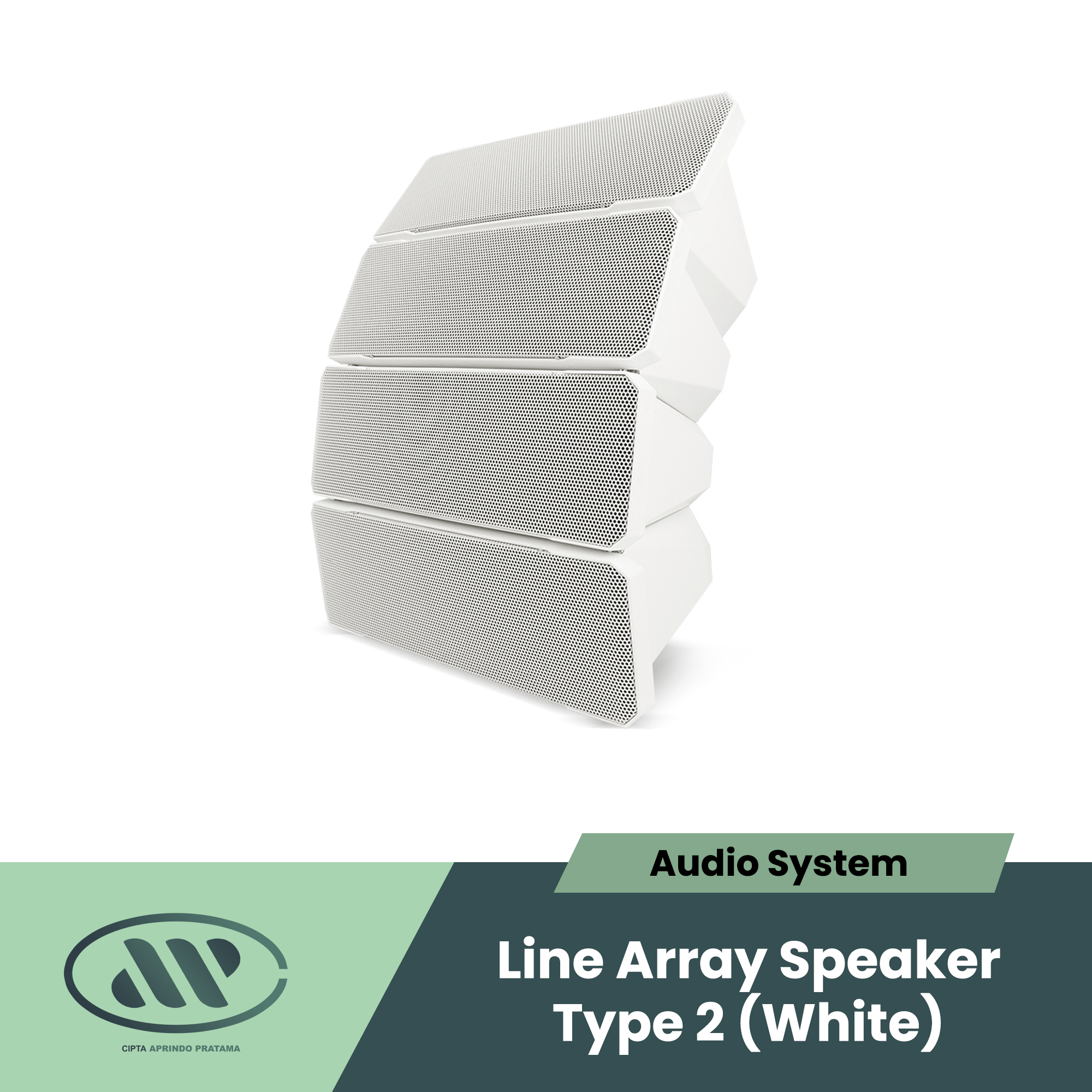 Line Array Speaker Type 2 (White) - ciptaaprindopratama